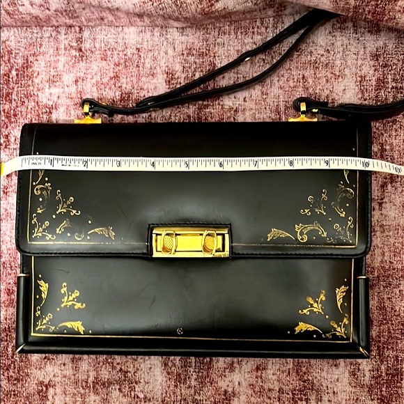 Michelangelo | Bags | Vintage Michelangelo Florence Italy Black Kelly ...